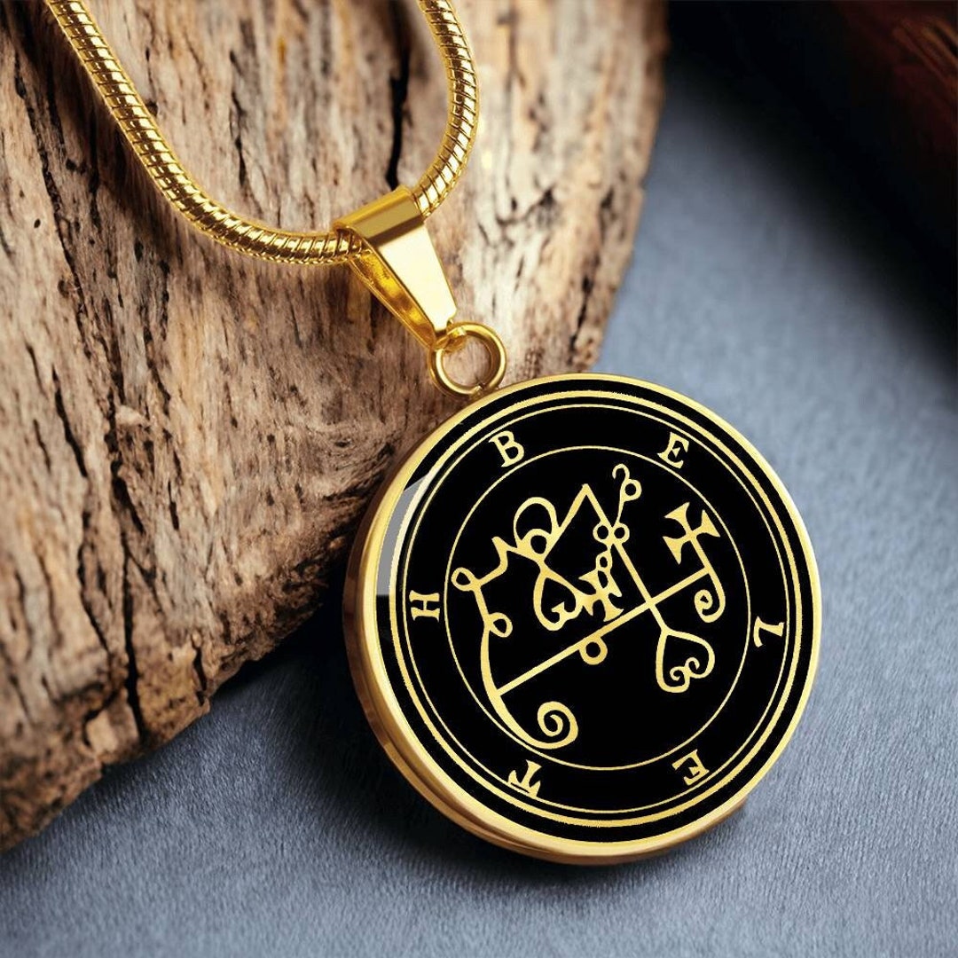 Beleth Sigil Necklace Pendant Jewelry Gold Amulet Silver Talisman Charm ...