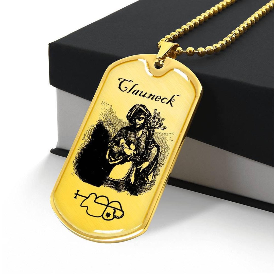 Clauneck Pendant Necklace Goetia Jewelry Gold Silver Amulet - Etsy