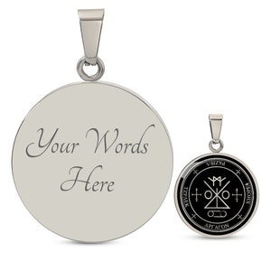 Archangel Raziel Sigil Necklace Angel Seal Pendant Jewelry Gold Silver ...