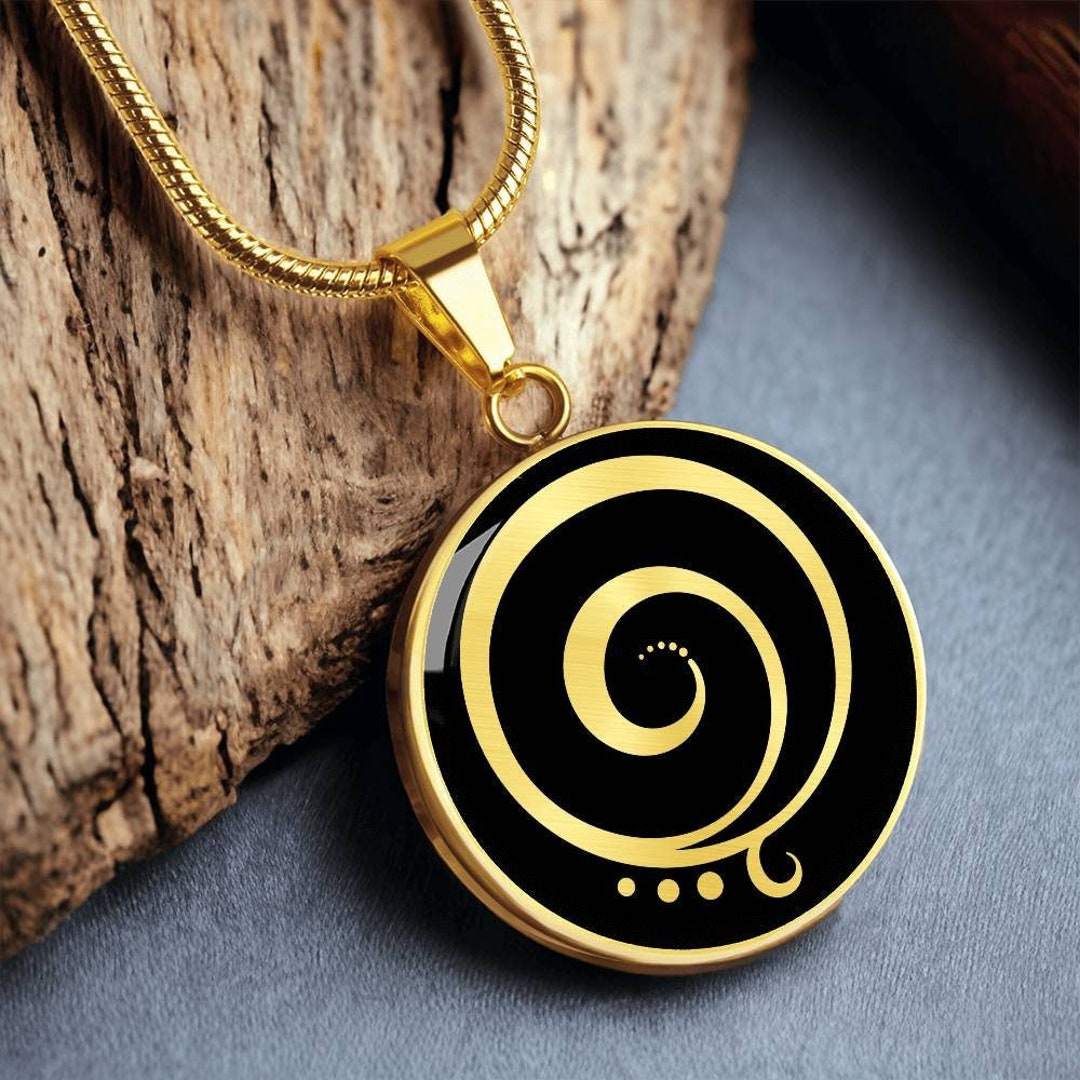 Gratitude Symbol Necklace Thankful Jewelry Pendant Thank You Gift Gold ...