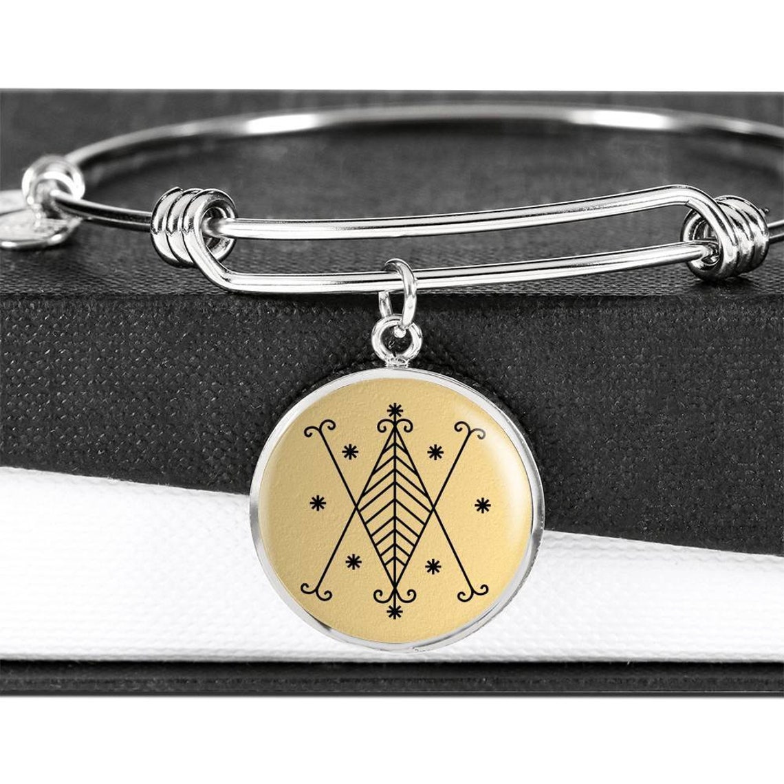 Ayizan Velekete Voodoo Veve Bracelet Jewelry Witchy Pendant Amulet ...