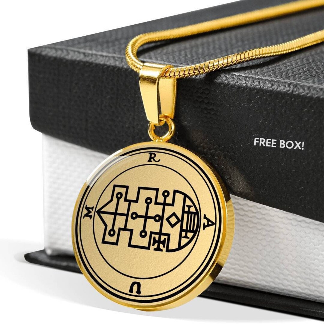 Raum Sigil Necklace Demon Pendant Seal Jewelry Goetia Amulet Talisman ...