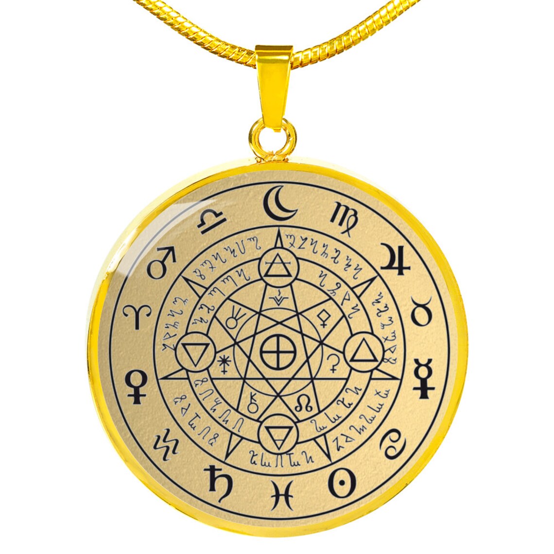 Witchcraft Jewelry Alchemy Amulet Talisman Necklace Pendant | Etsy
