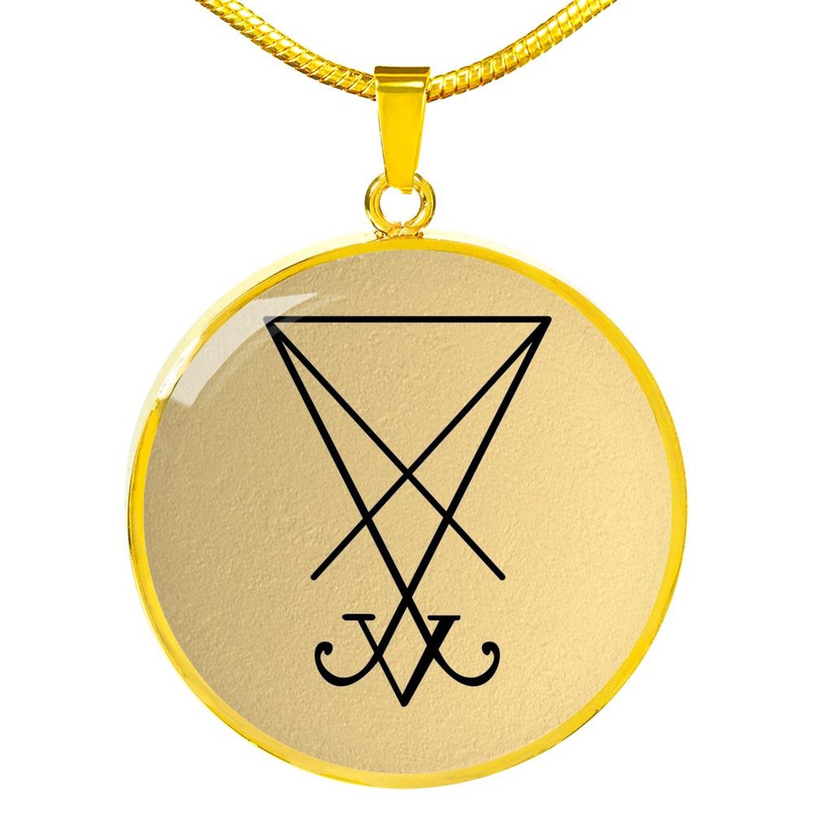 Lucifer Sigil Necklace Jewelry Amulet Seal Pendant - Etsy