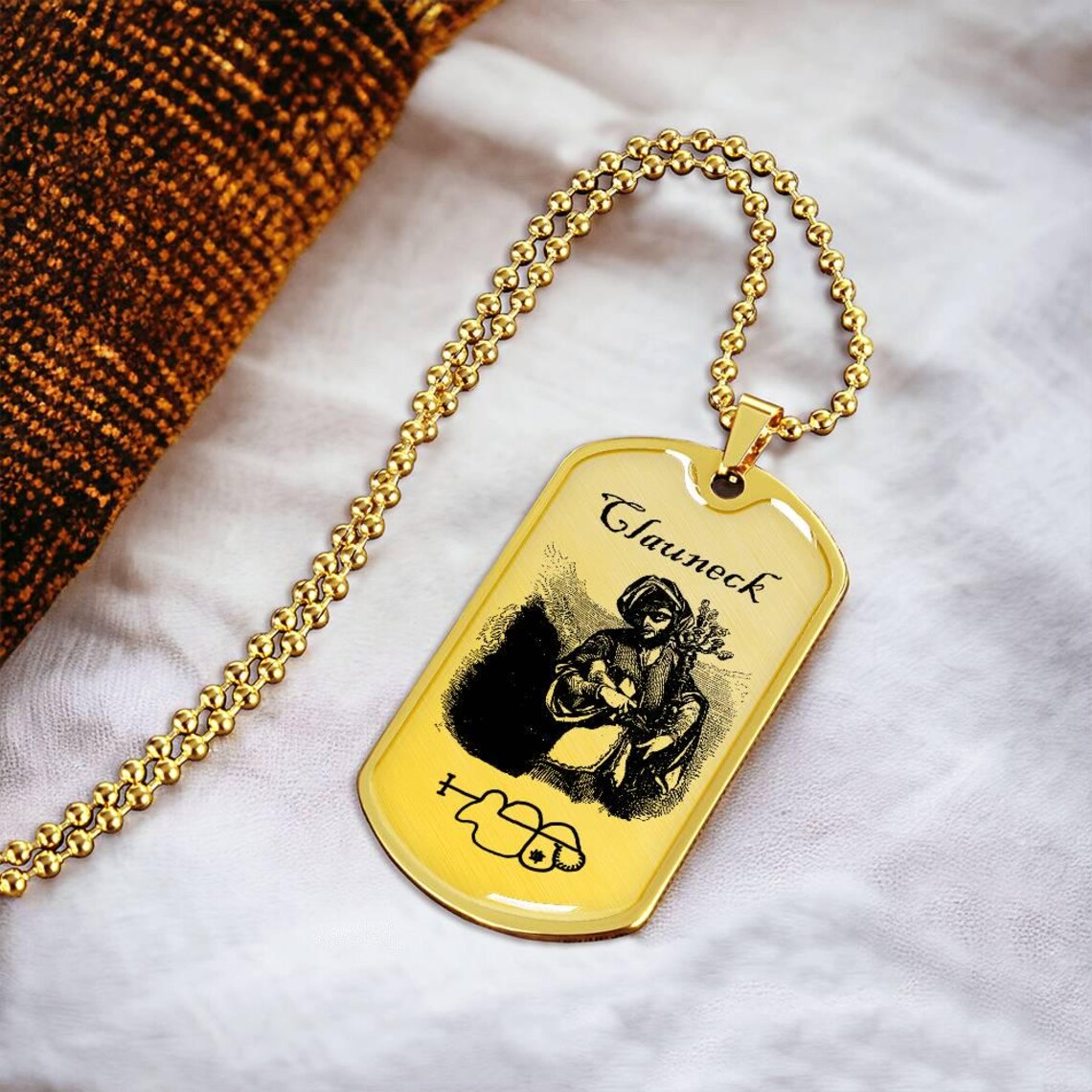 Clauneck Pendant Necklace Goetia Jewelry Gold Silver Amulet - Etsy