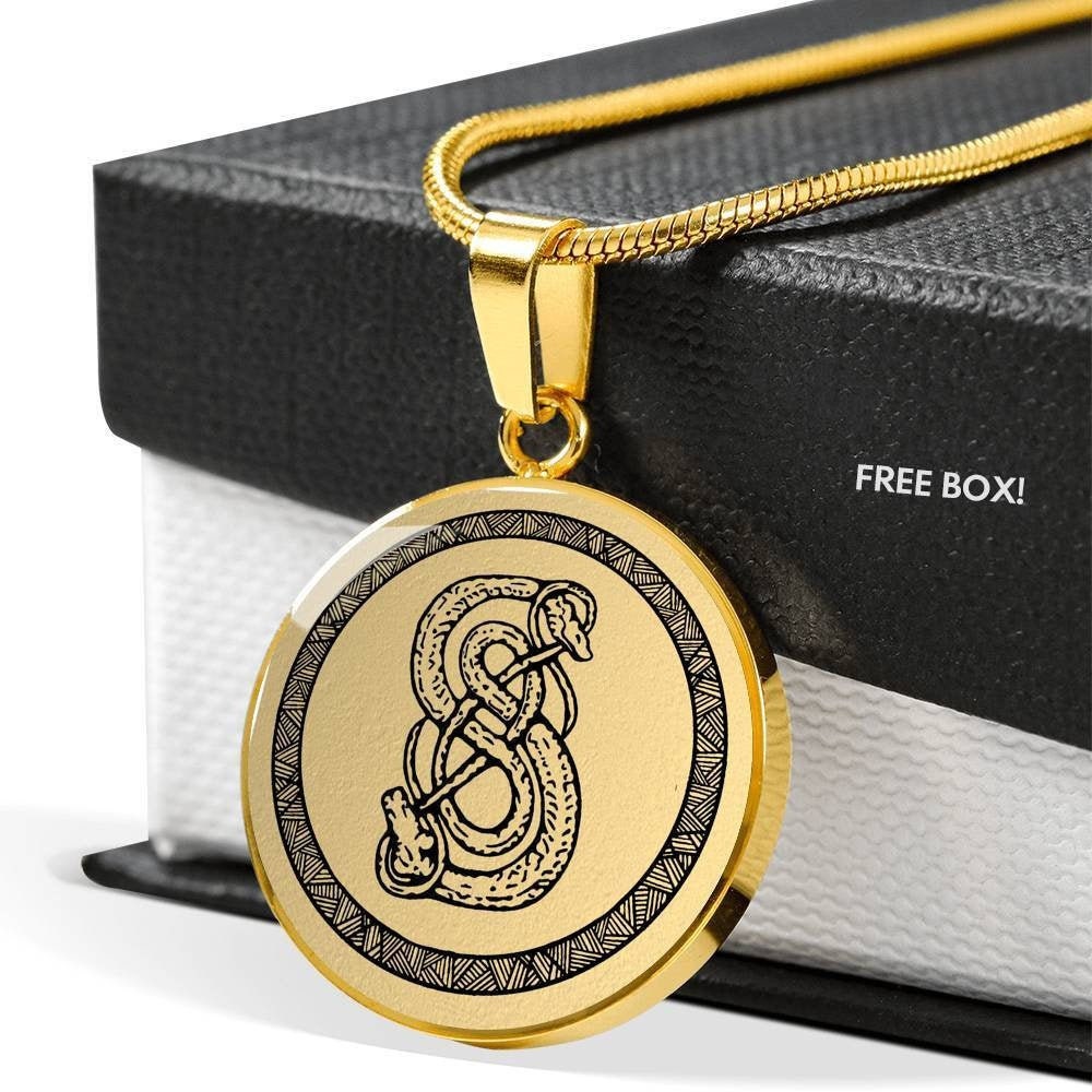 Loki Necklace Pendant Jewelry Symbol Norse Pagan | Etsy