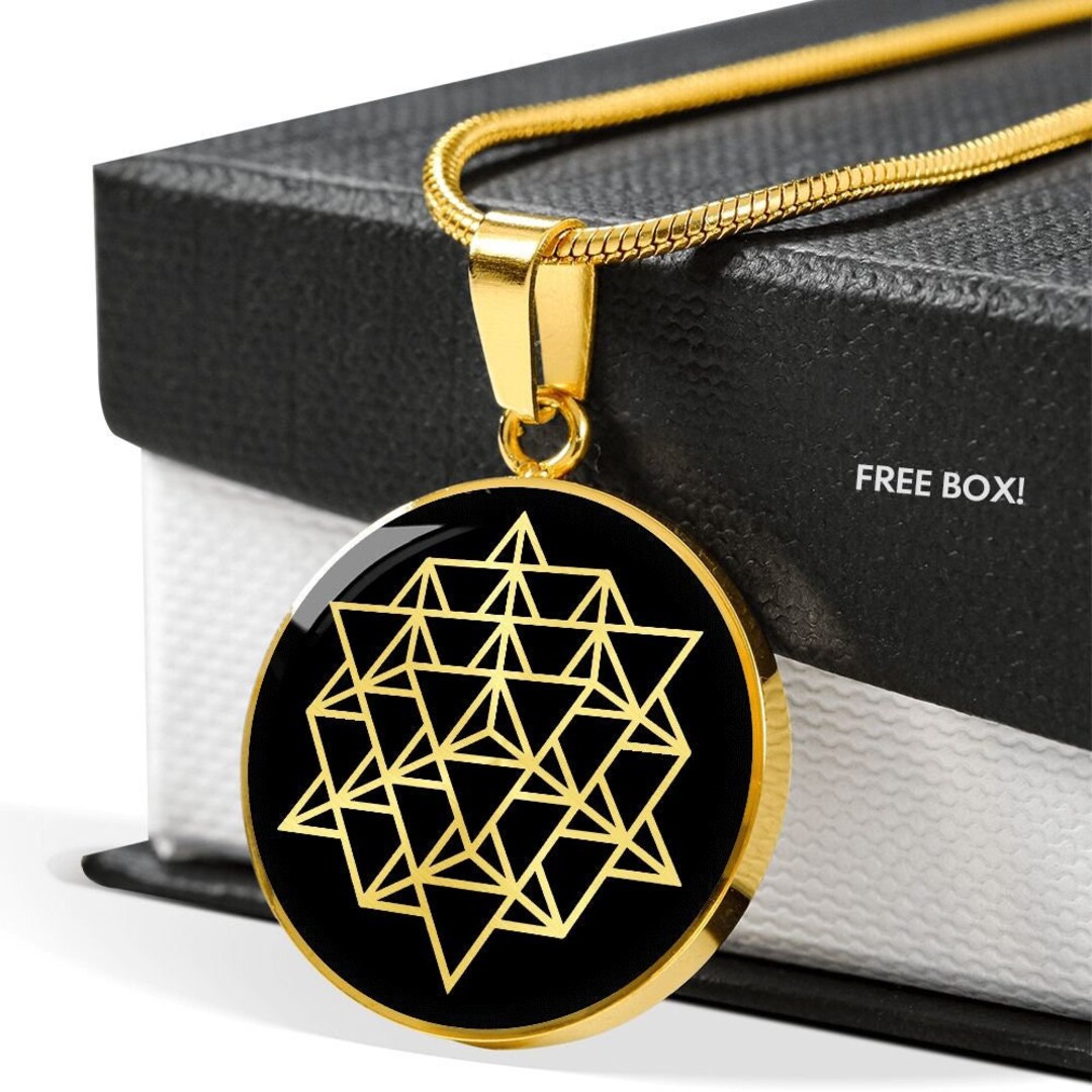 Sacred Geometry Mercabah Pendant Star Tetrahedron Necklace Jewelry Men ...