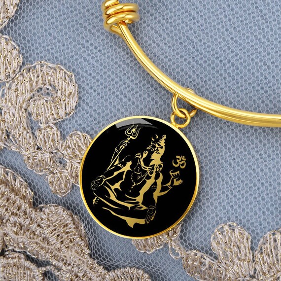 Lord Shiva Bracelet Hindu God Jewelry Pendant Gift Charm | Etsy