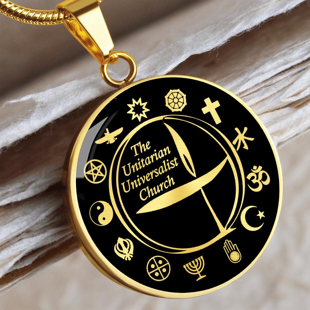 Unitarian Universalist Jewelry UU Chalice Necklace Pendant Gold Silver ...