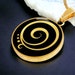 Gratitude Symbol Necklace Thankful Jewelry Pendant Thank You Gift Gold ...