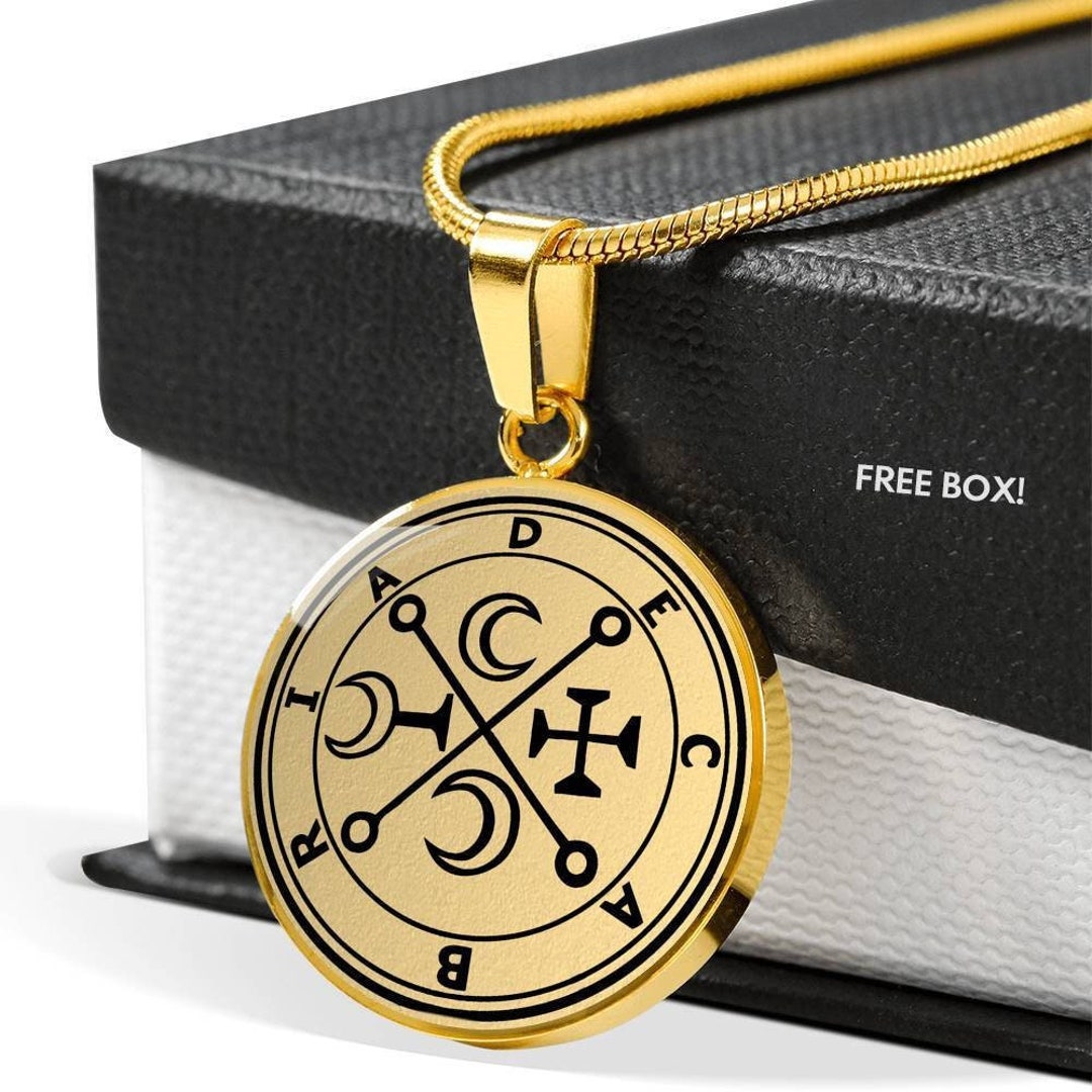 Decarabia Sigil Necklace Demon Seal Jewelry Goetia Amulet Talisman ...