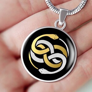 Auryn Snake Necklace Neverending Story Pendant Jewelry - Etsy