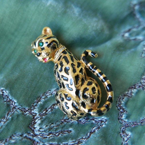 Leopard Brooch Pin - Etsy