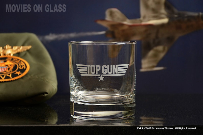 Top Gun Cocktail Glass Officially Licensed Collectible Premium - Etsy