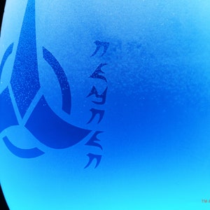 Star Trek Klingon Warrior Bloodwine Toasting Glass With Quote, "may ...