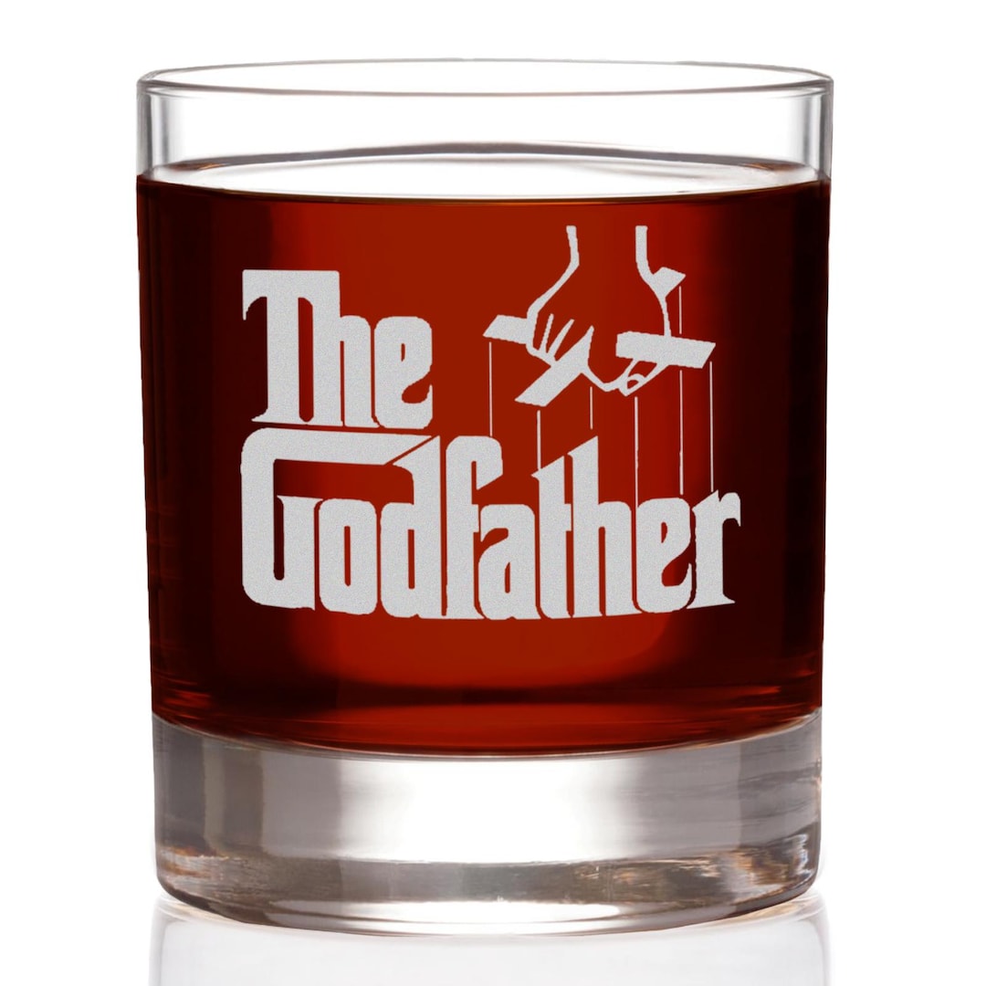 The Godfather Movie Rocks Glass Godparent Gift Officially Licensed ...