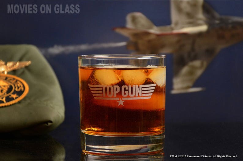 Top Gun Cocktail Glass Officially Licensed Collectible Premium - Etsy