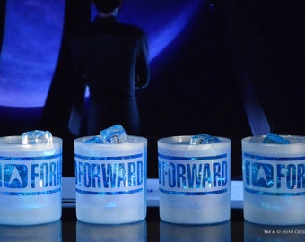 Star Trek: the Next Generation Ten Forward Rocks Glass Special | Etsy