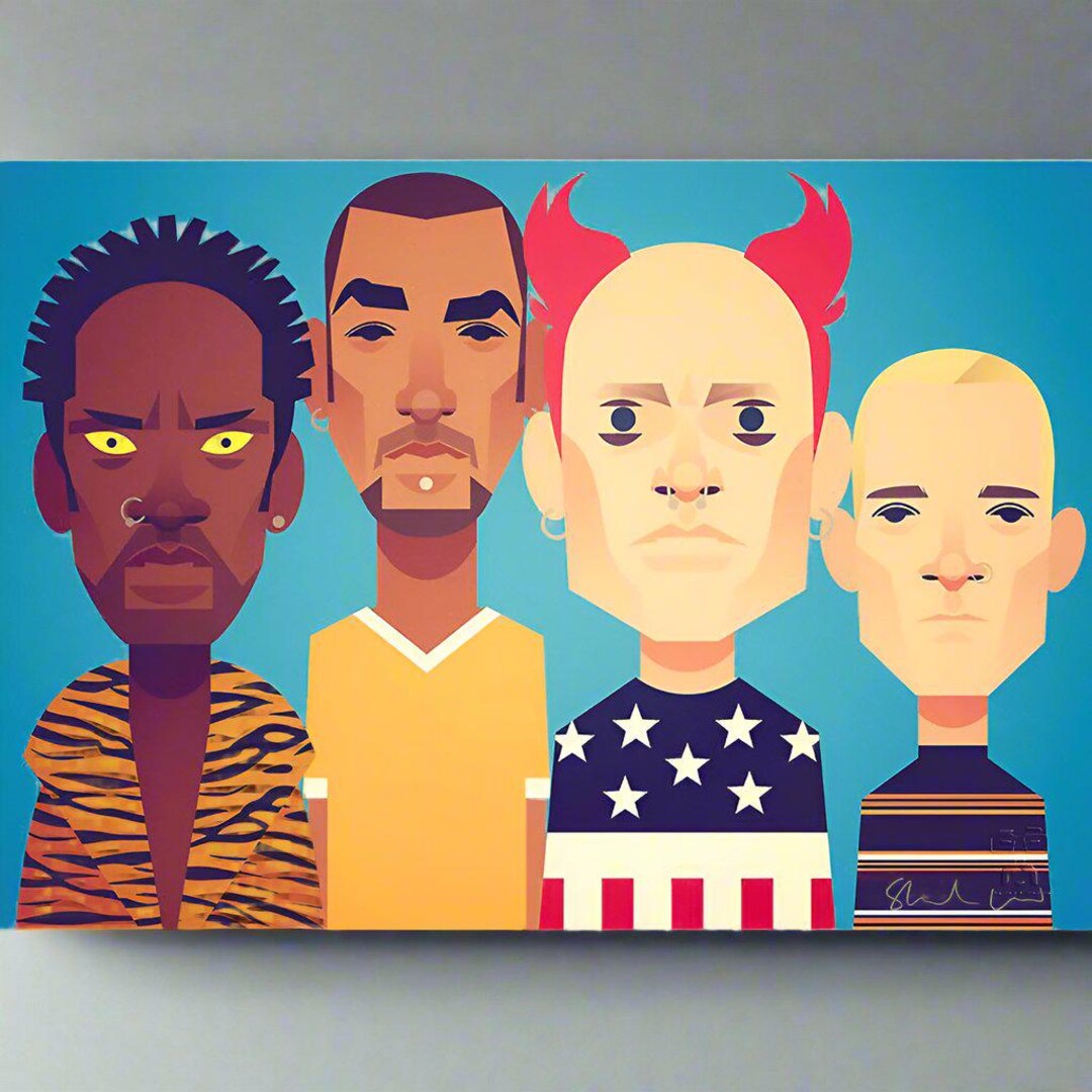 Liam, Keith, Maxim and Leeroy by Stanley Chow Signed and Stamped Fine ...