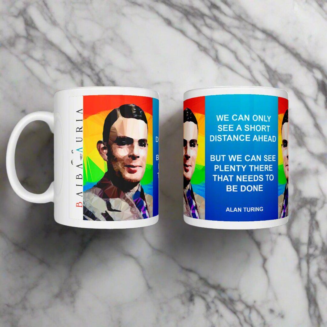 Alan Turing (II) Mug by Baiba Auria - Etsy