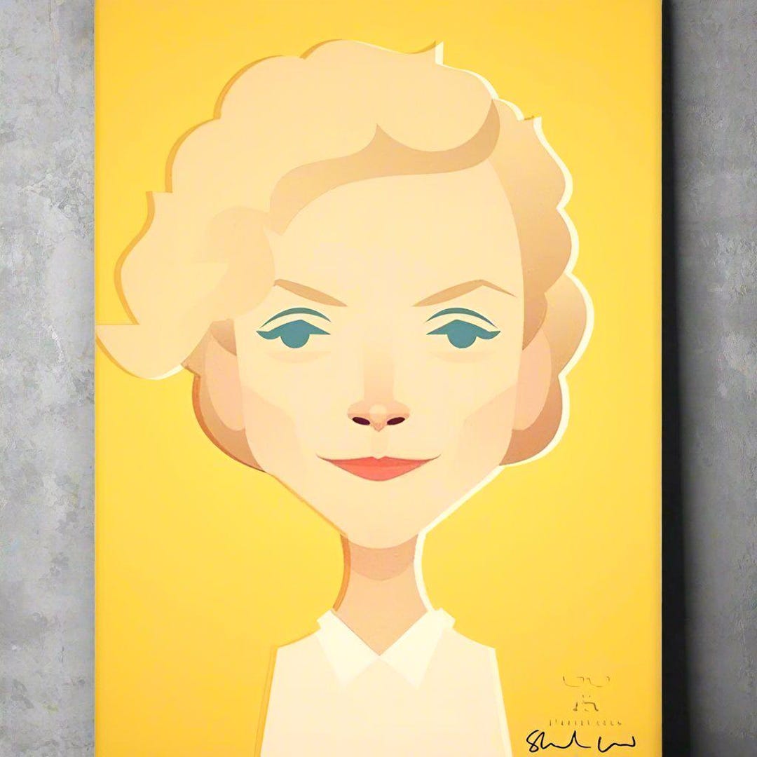 Maxine Peake by Stanley Chow - Signed and Stamped Fine Art Print - Etsy