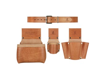 Left-handed Carpenter-joiner Leather Tool Belt Lightweight Set | Etsy