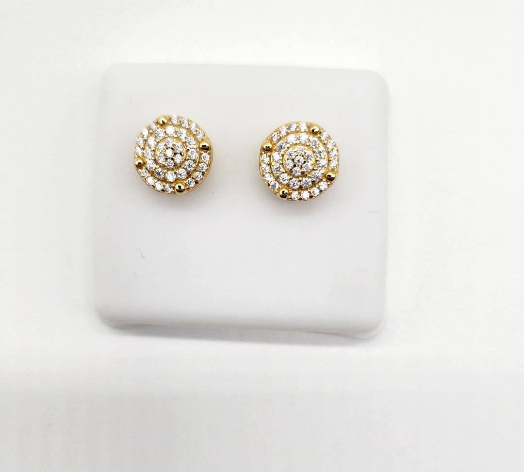 Icee Real 925 Sterling Silver Over 14K Gold and White Gold - Etsy