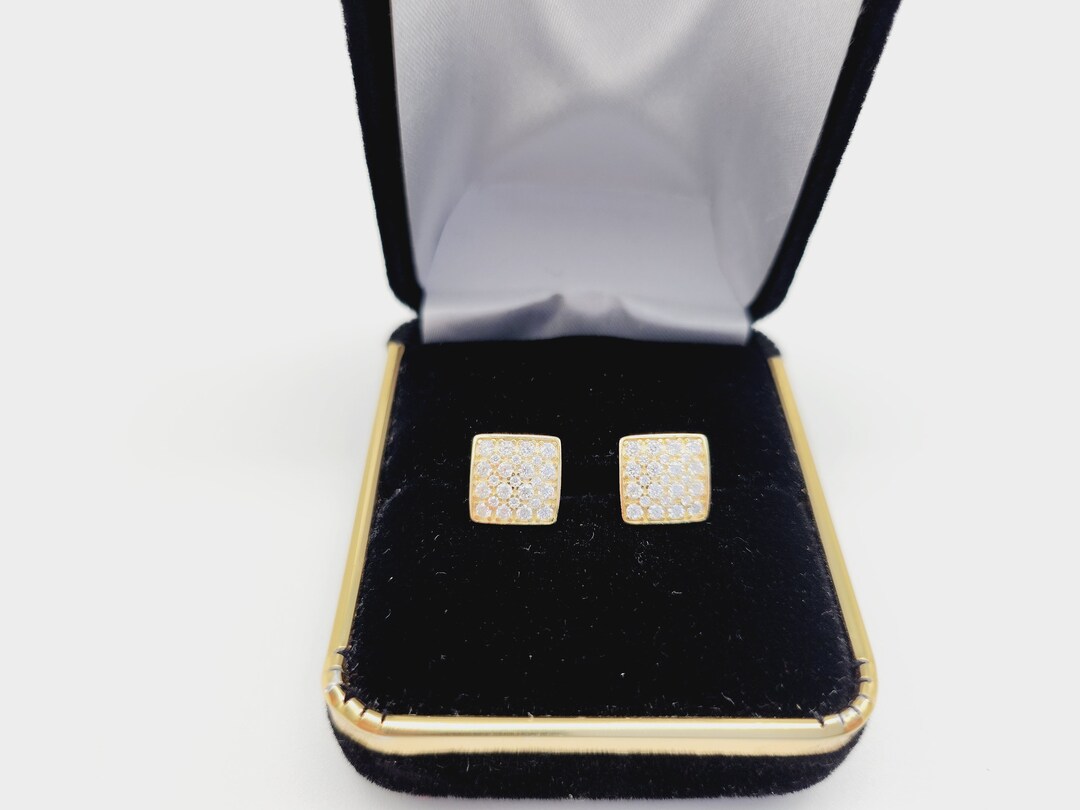 Icee Real 925 Sterling Silver Over 14K Gold and White Gold Finish With ...