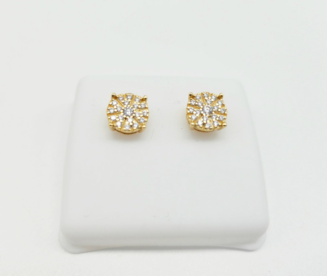Icee Real 925 Sterling Silver Over 14K Gold and White Gold - Etsy
