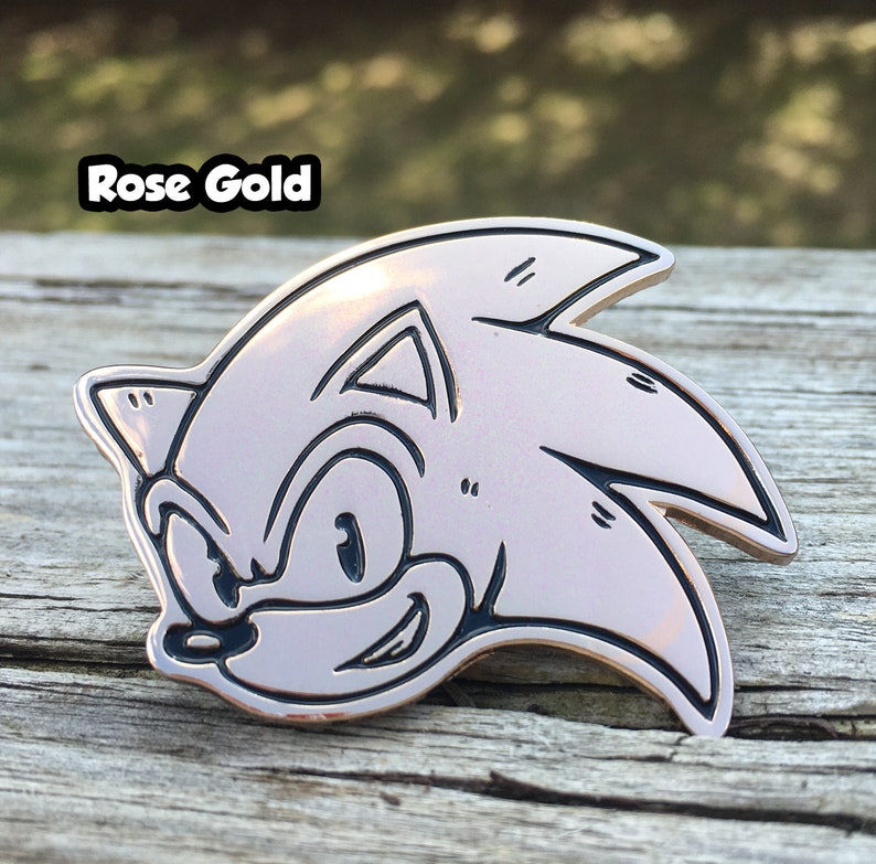 Sonic the Hedgehog Enamel Pin - Etsy