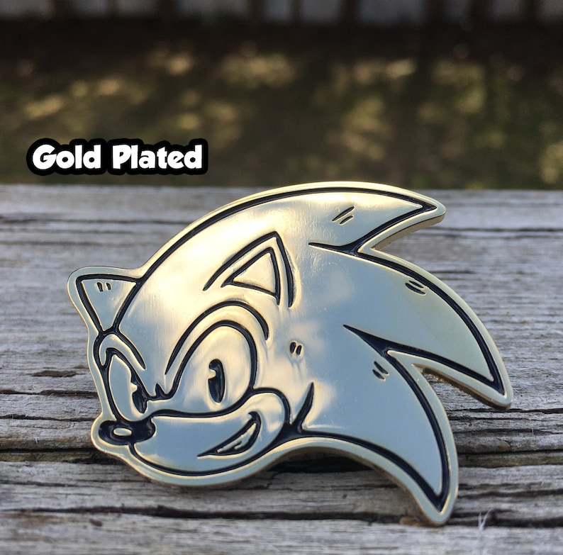 Sonic the Hedgehog Enamel Pin - Etsy
