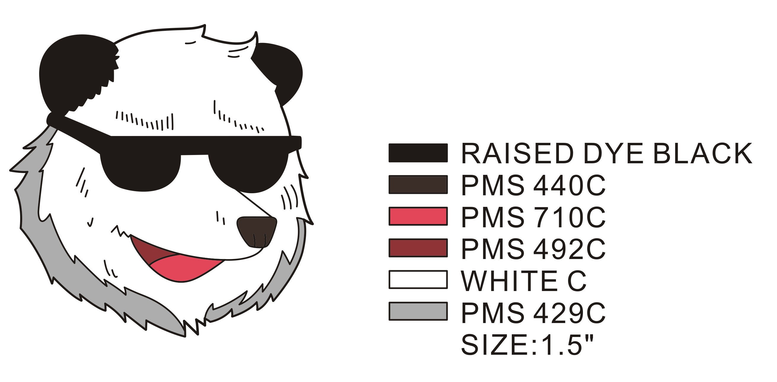 Panda Bear Soft enamel Pin | Etsy