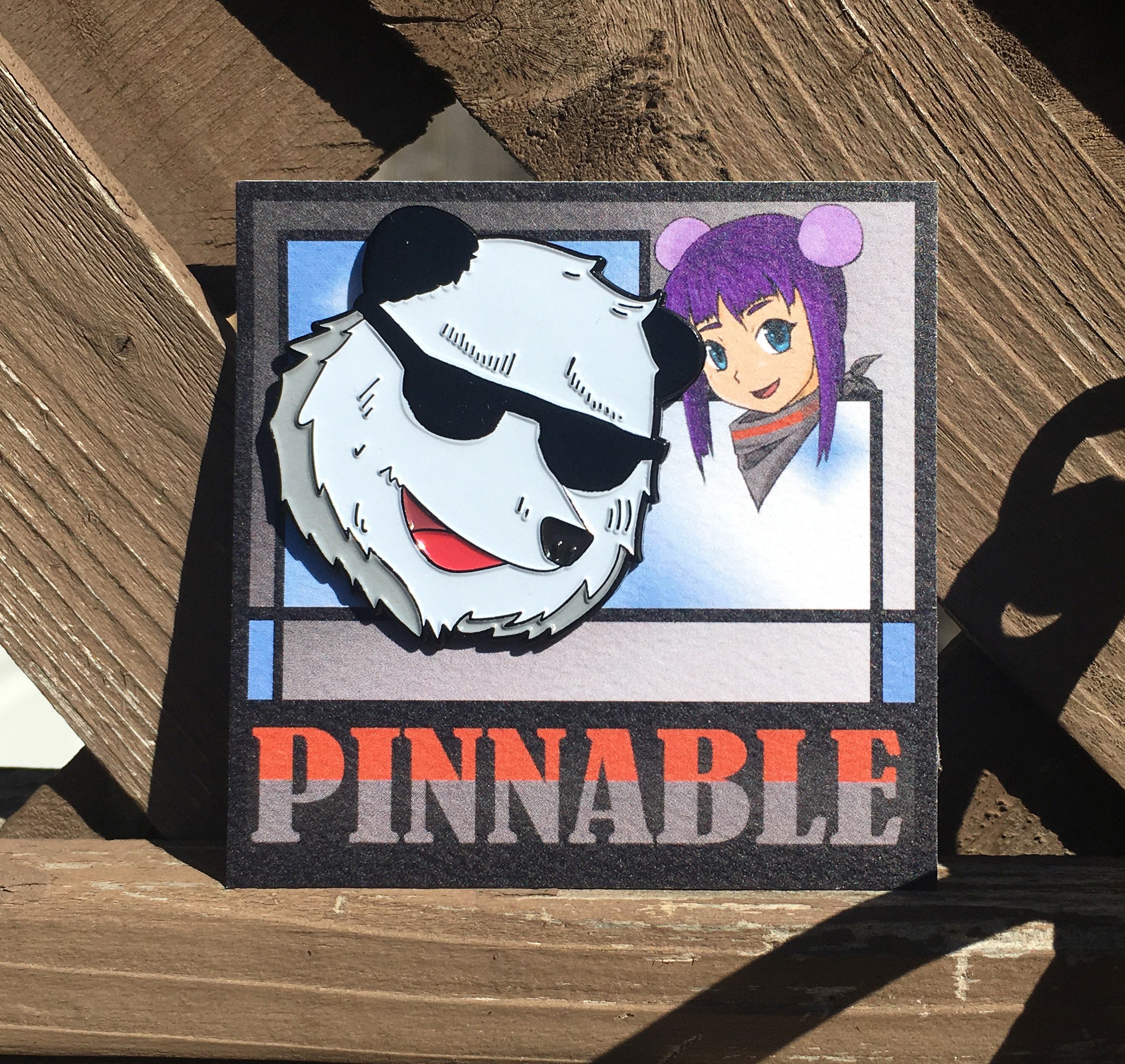 Panda Bear Soft enamel Pin | Etsy