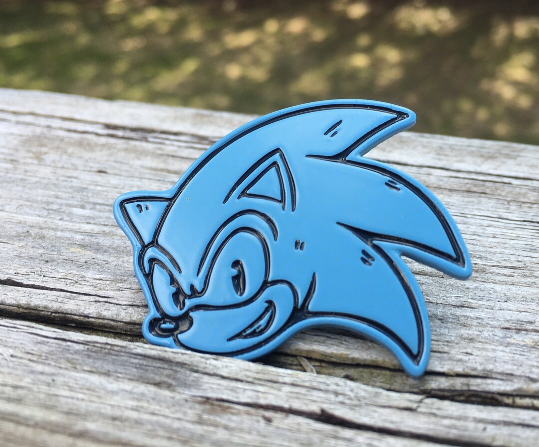 Sonic the Hedgehog Enamel Pin - Etsy