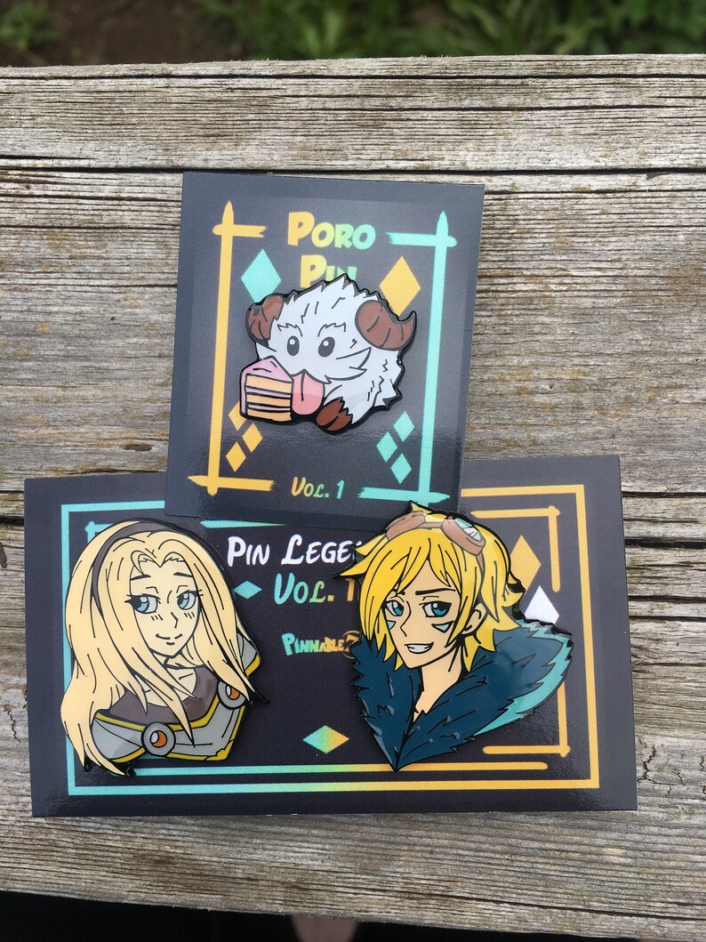 Pin Legends Ezreal X Lux With Poro Pin Etsy
