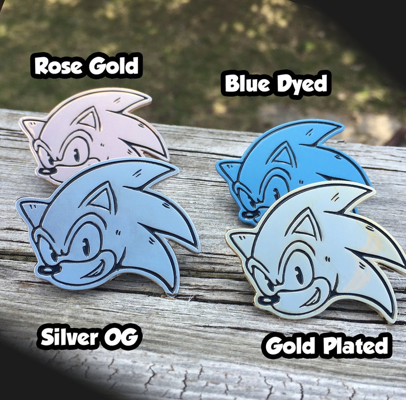 Sonic the Hedgehog Enamel Pin - Etsy