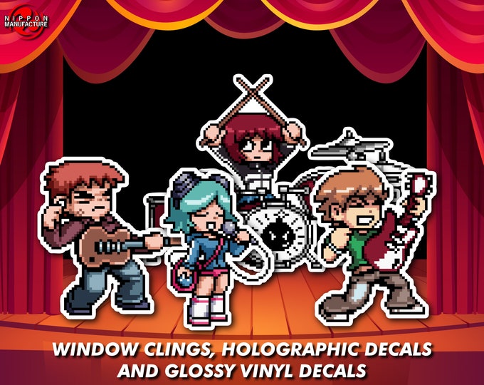 Scott Pilgrim and Friends Stickers - Etsy