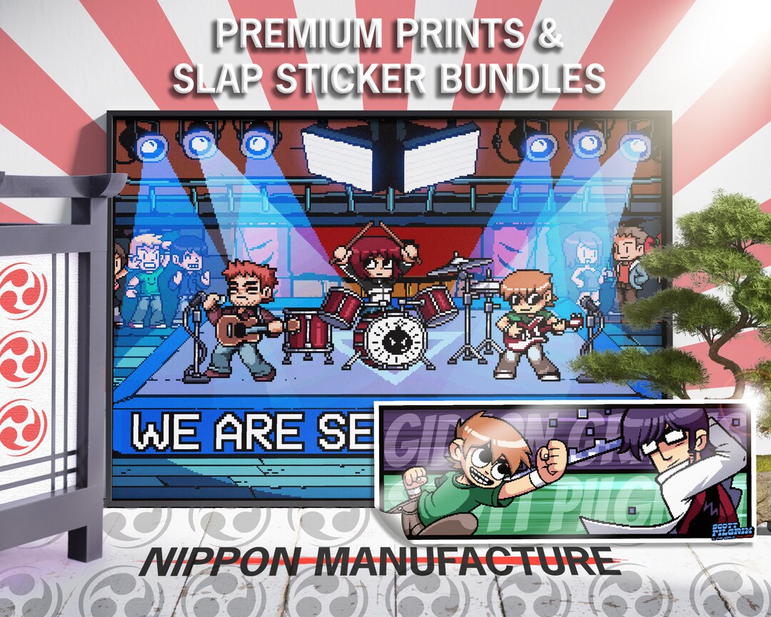 Battles A4 Premium Prints & 8 X 3 Inch Slap Sticker Bundles - Glossy ...