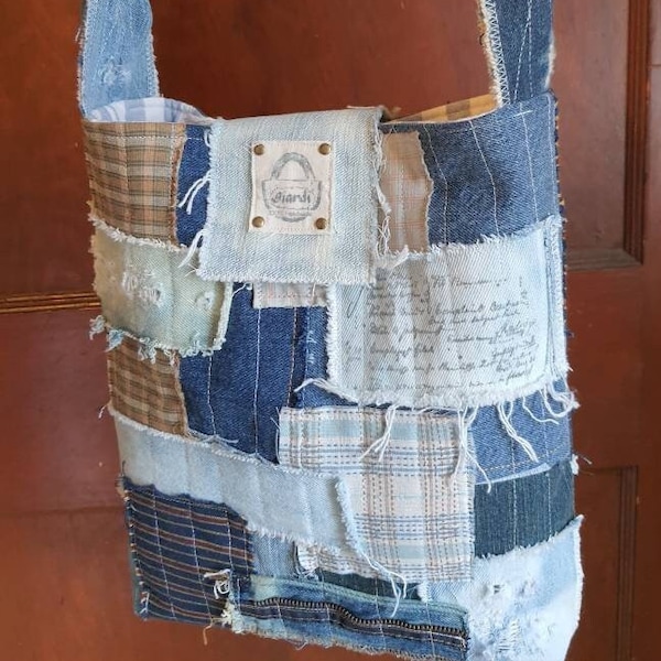 Denim Patchwork - Etsy