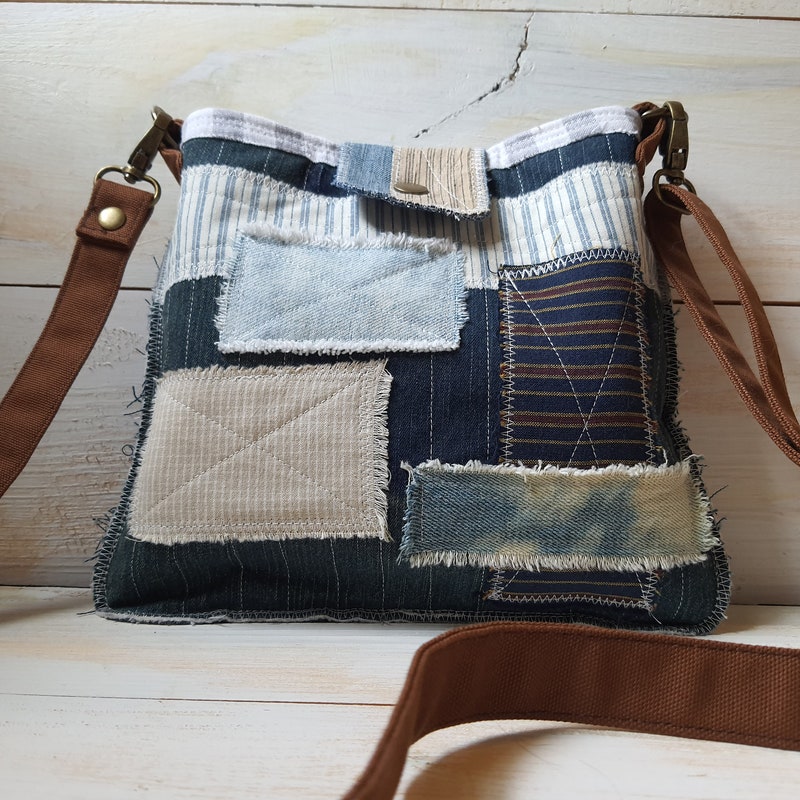 Denim Patchwork - Etsy