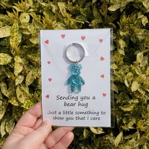 Bear Hug Keyring Isolation Gift. Give a Hug to Your Loved - Etsy