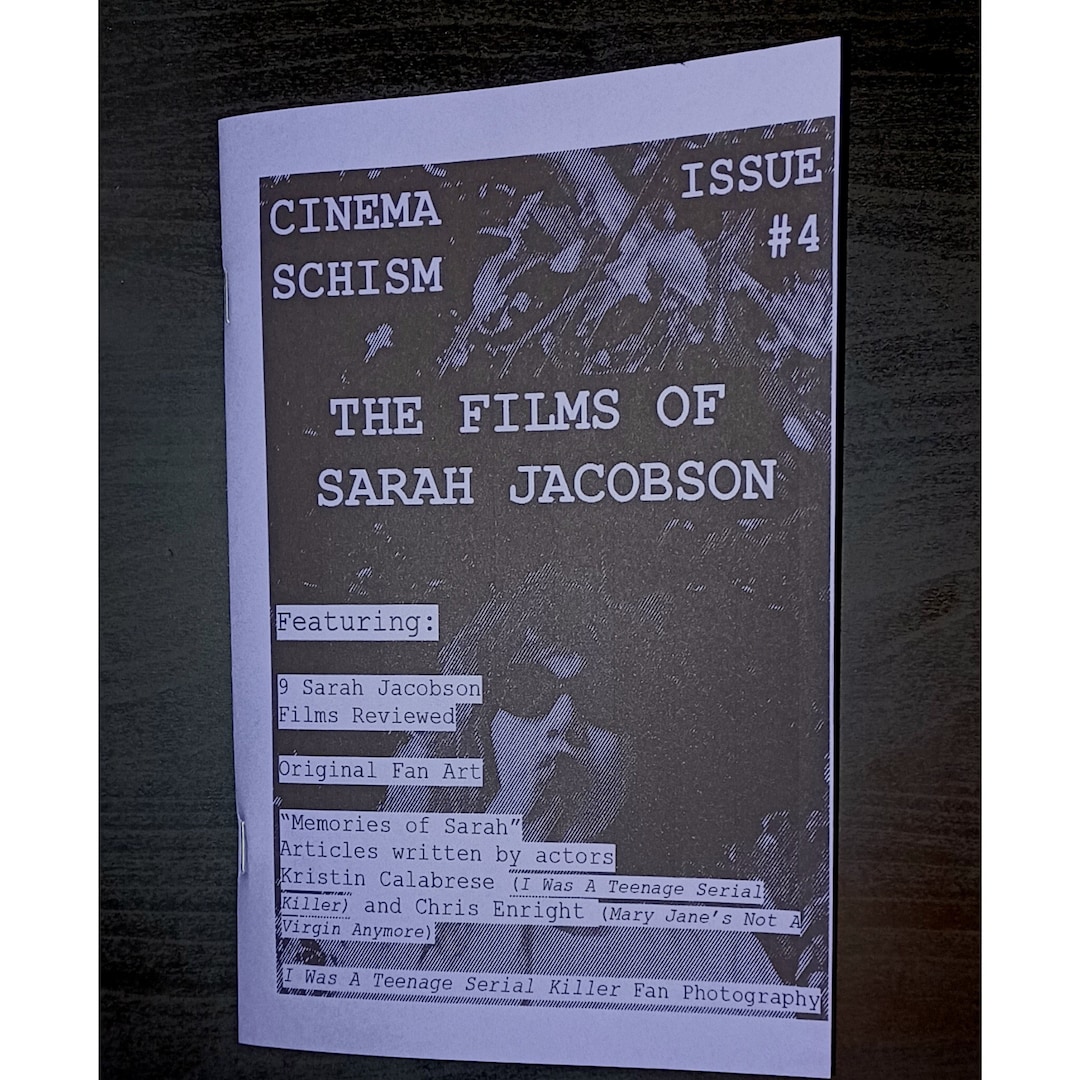 Cinema Schism Issue 4: the Films of Sarah Jacobson - Etsy