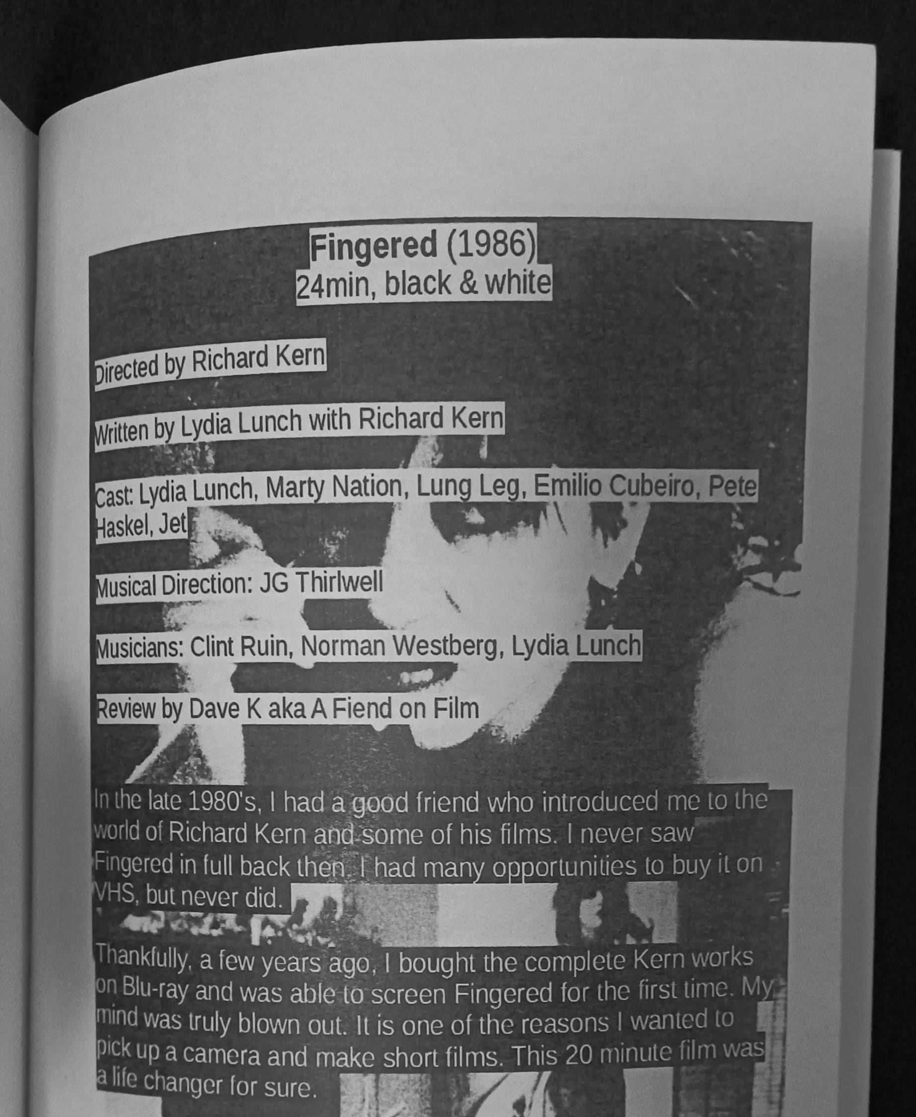 Cinema Schism 1: the Films of Richard Kern - Etsy