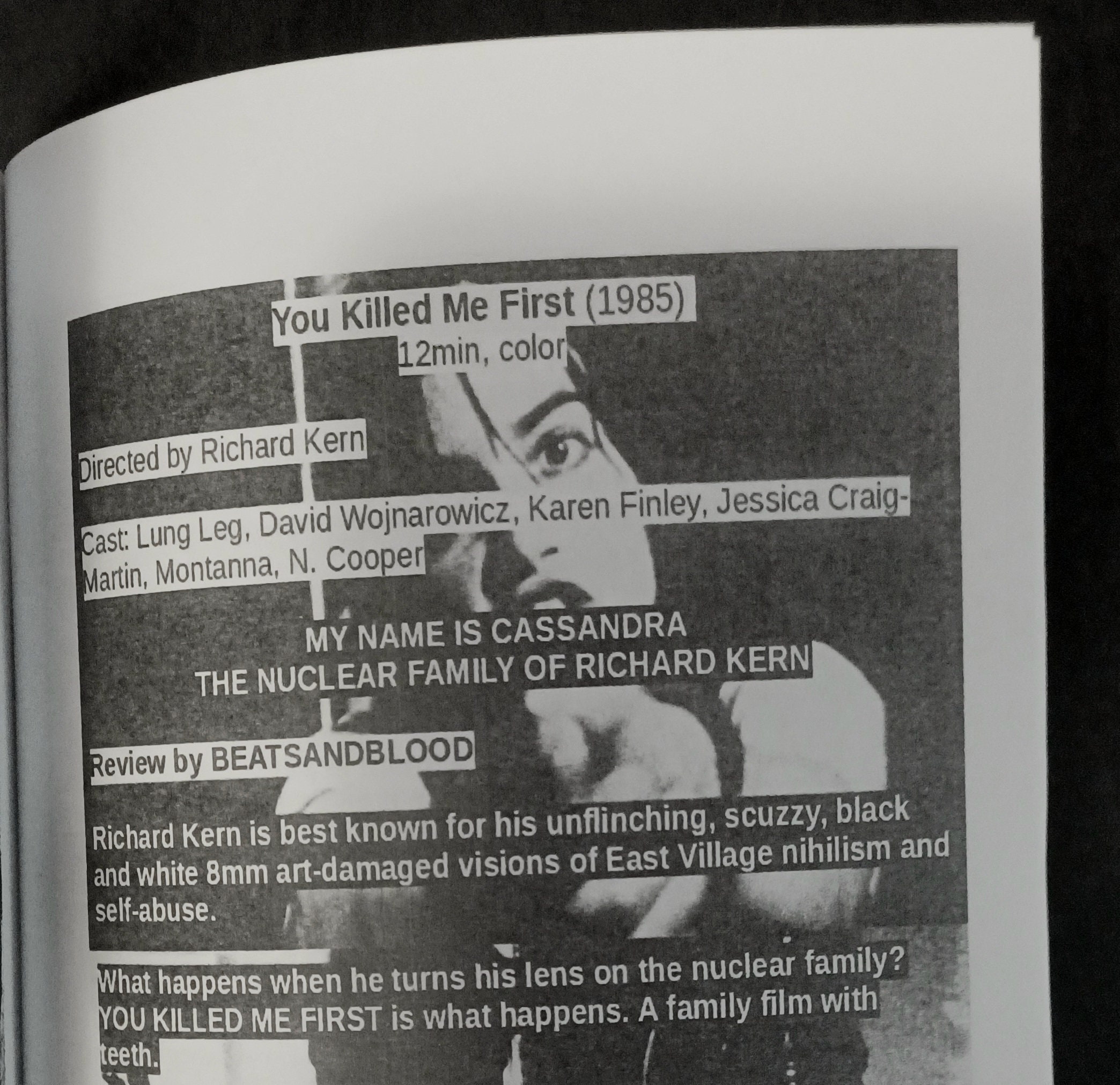 Cinema Schism 1: the Films of Richard Kern - Etsy