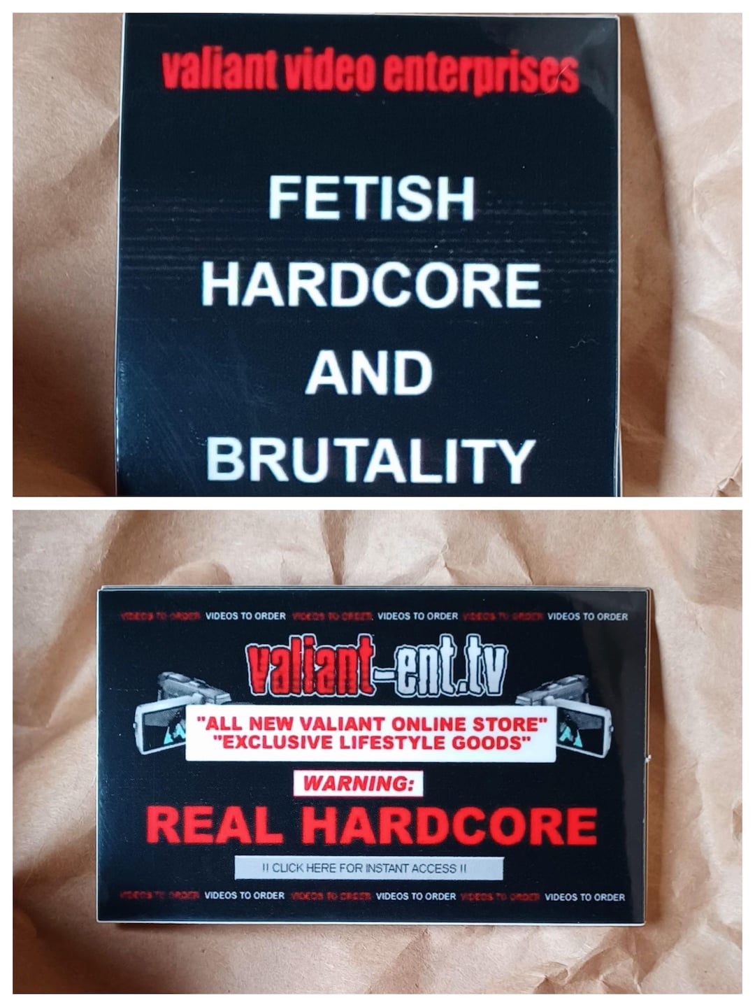 Valiant Video Sticker Pack 1 - Etsy