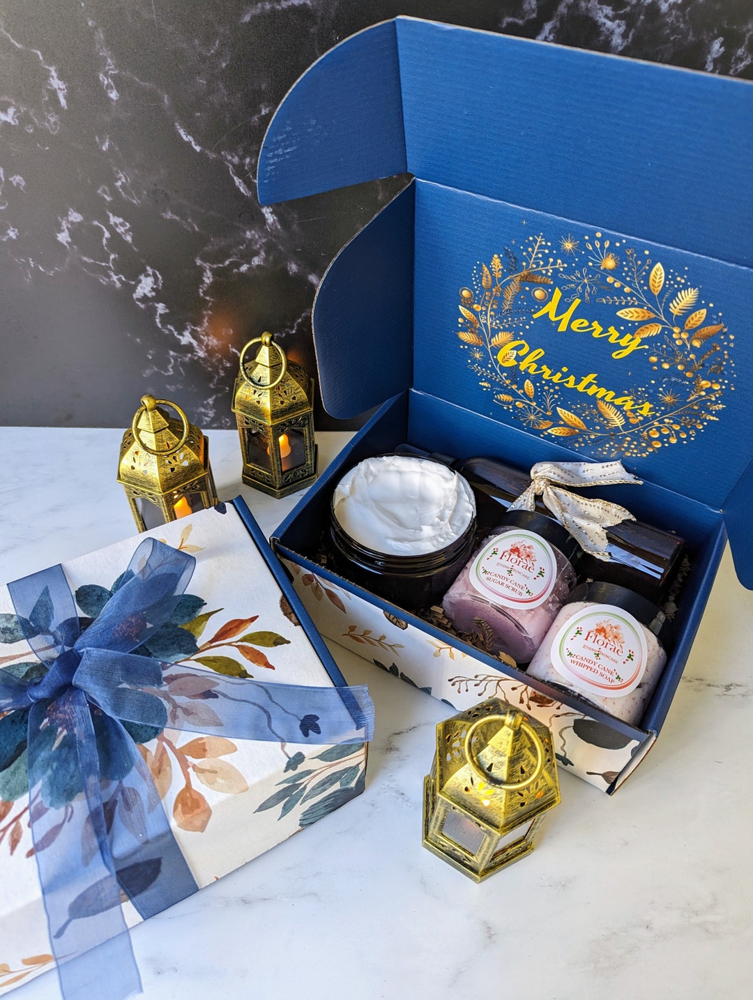 Candy Cane Peppermint Gift Set Ultimate Pamper Set Unique - Etsy