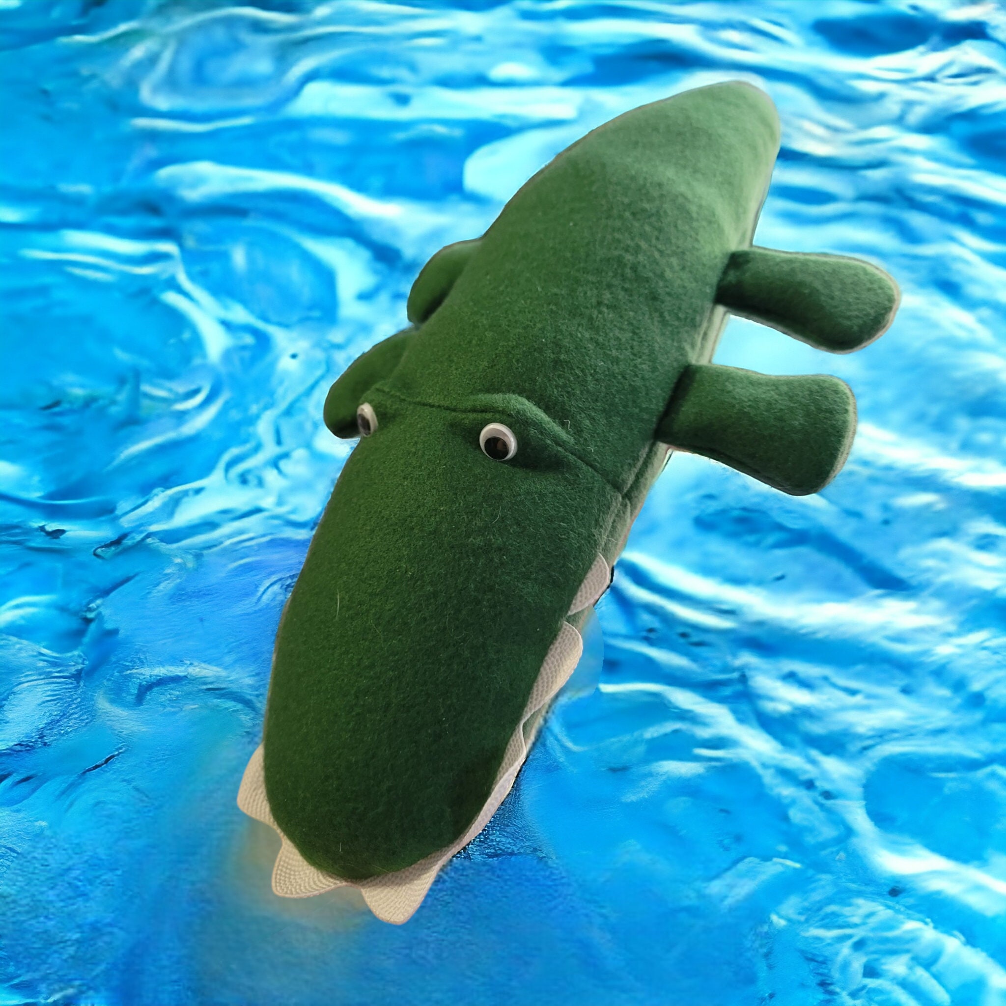 Crocodile Stuffie, Fleece Stuffed Animal - Etsy