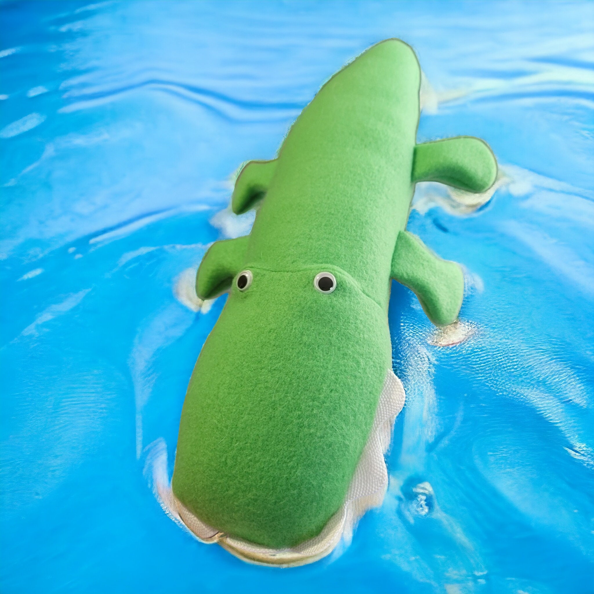 Crocodile Stuffie, Fleece Stuffed Animal - Etsy