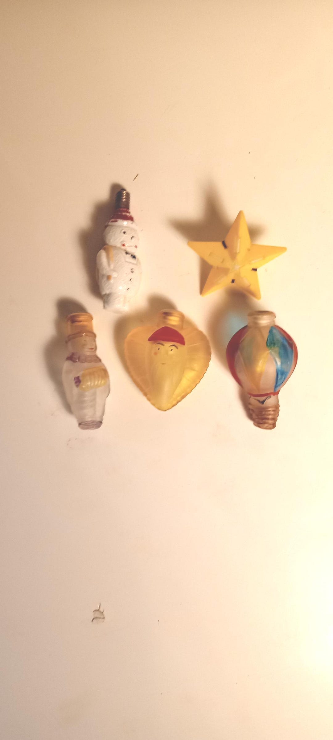 Vintage Christmas Light Covers, Clown, Santa, Balloon, Star - Etsy
