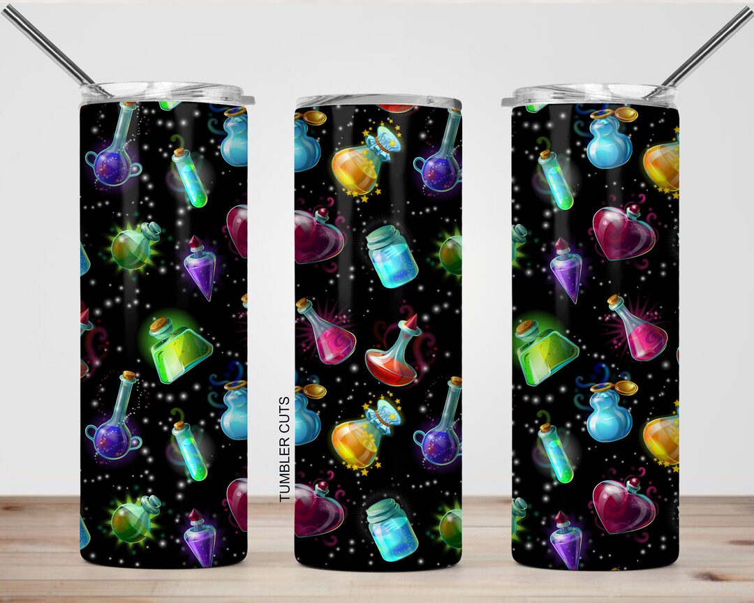 Magic Potions Wizard 20oz Skinny Tapered and Straight Sublimation or ...